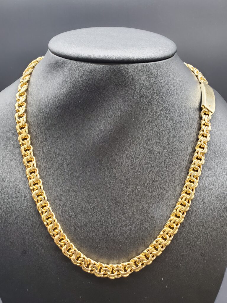 chino link 10k necklace - Tamayo's Jewelry