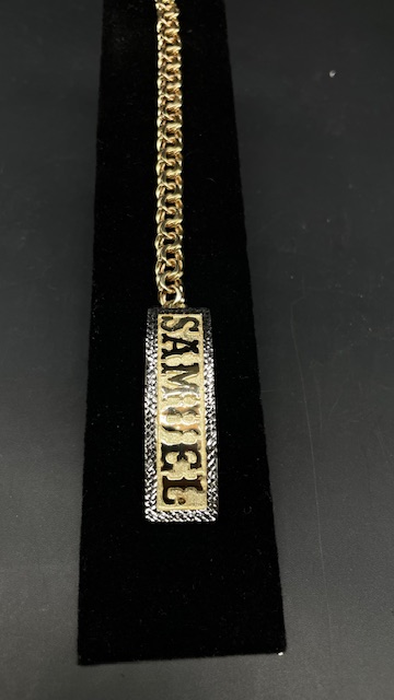 ESCLAVA CHINO LINK 10K #0024 - Tamayo's Jewelry