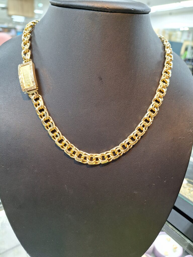 10K Gold Chino Link Chain - Tamayo's Jewelry