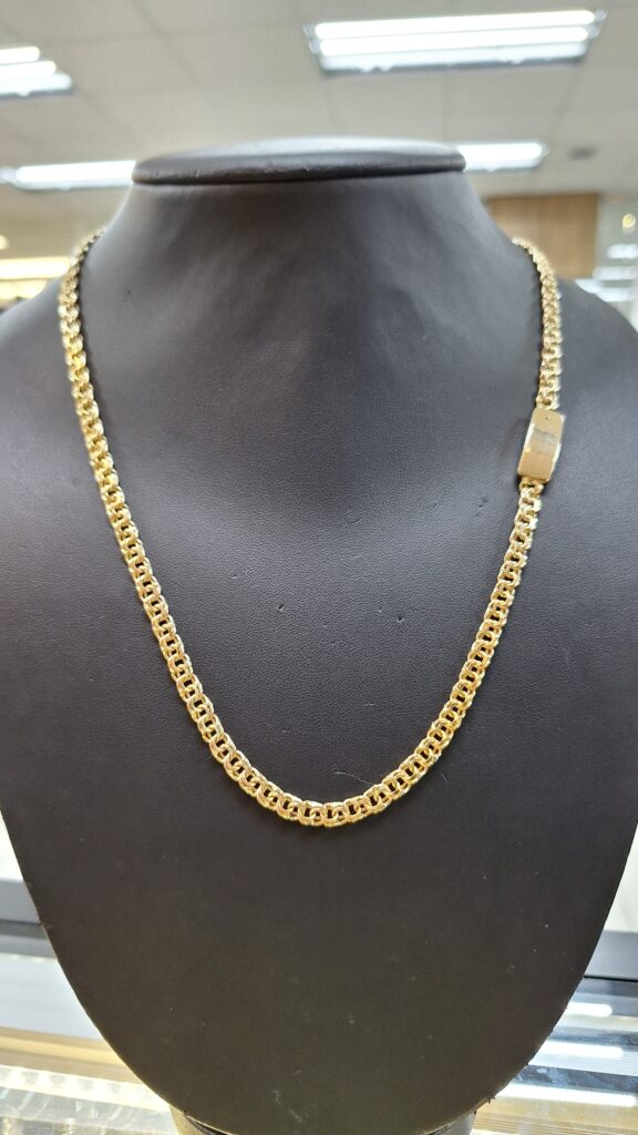 10K Gold Chino Link Chain #0025 - Tamayo's Jewelry