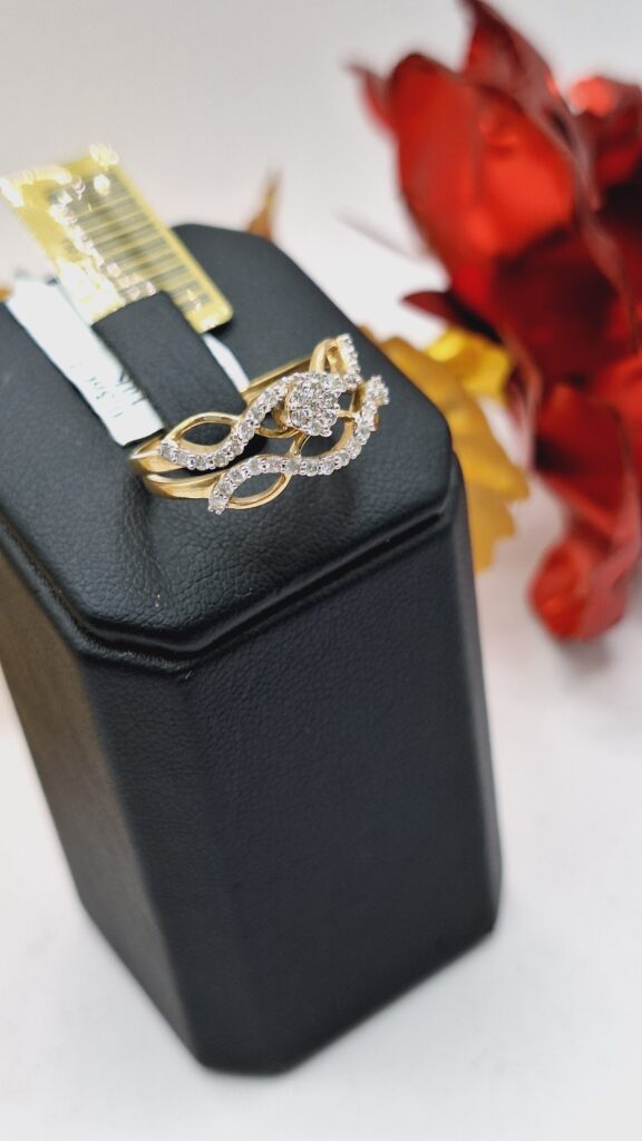 Ring Duo Engagement 10K - Tamayo's Jewelry