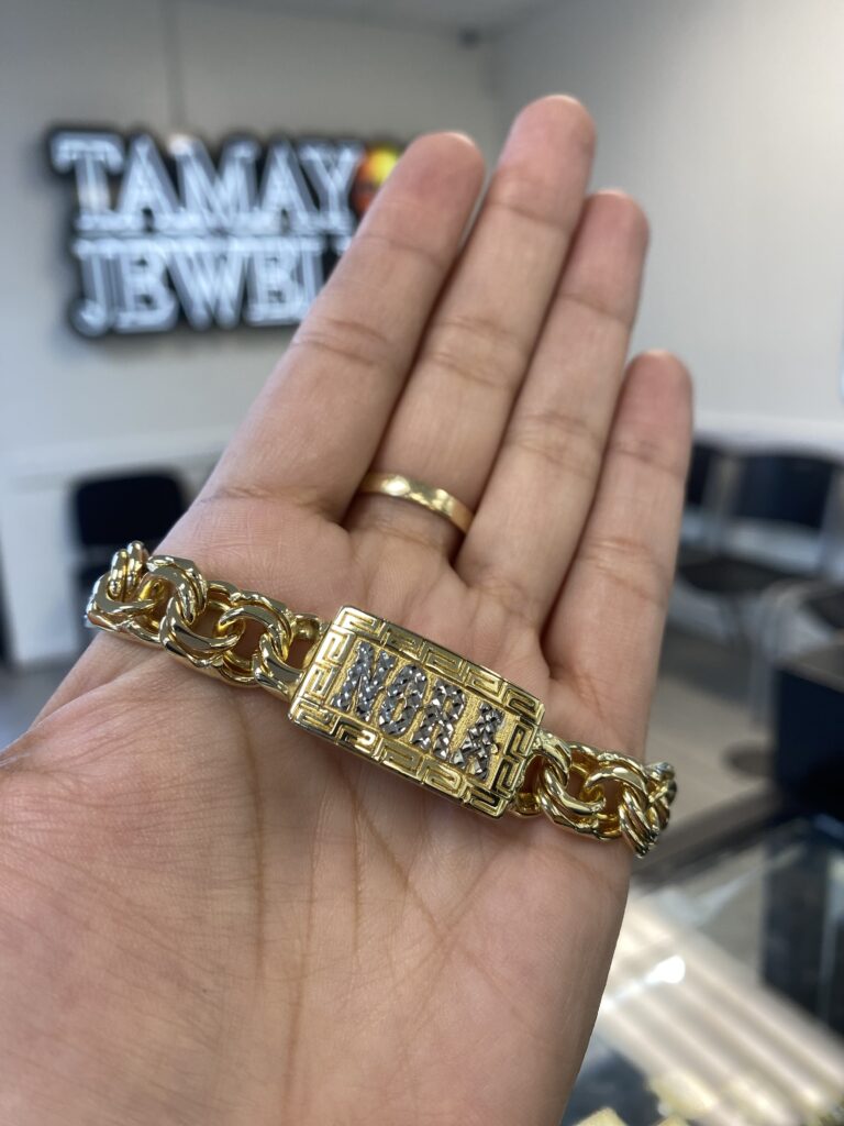 10K GOLD CHINO LINK BRACELET #0045 - Tamayo's Jewelry